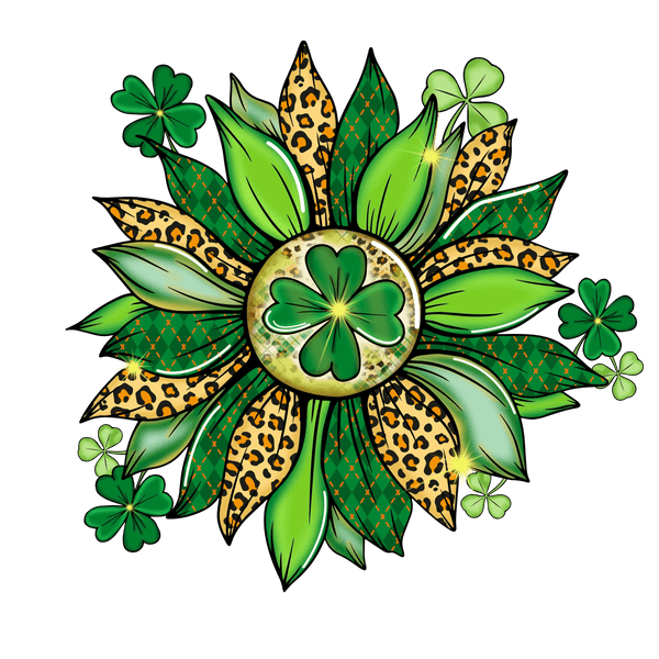 Celtic Symbols Leopard Design - DTF Ready To Press – Heat Press Transfer