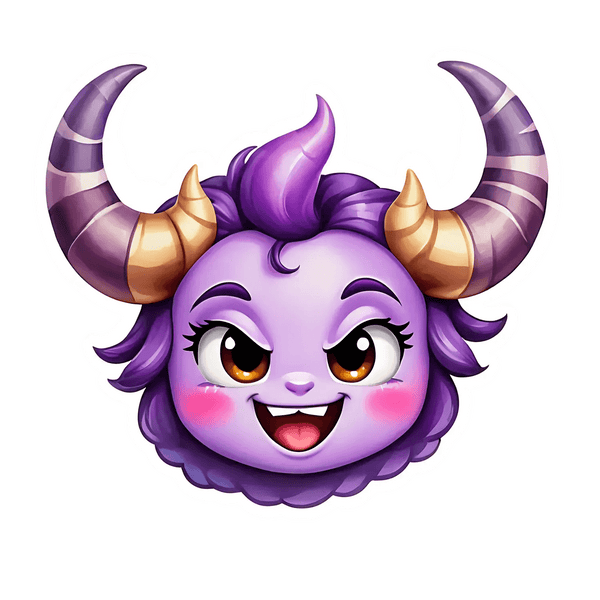 Cute Monster - Sticker – Heat Press Transfer