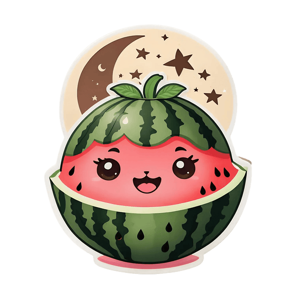 Cute Watermelon - Sticker – Heat Press Transfer