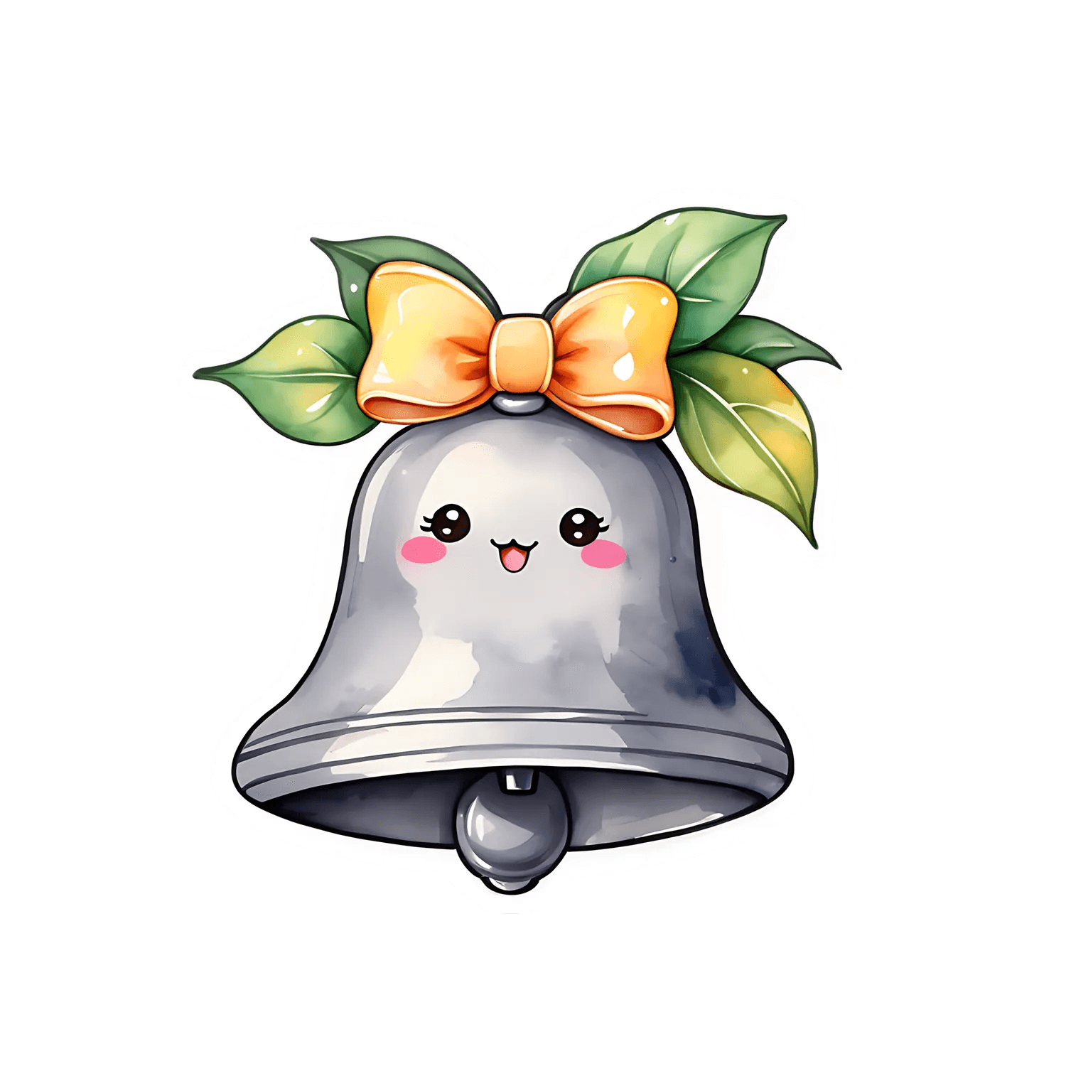 Cute Bell Character - Sticker – Heat Press Transfer