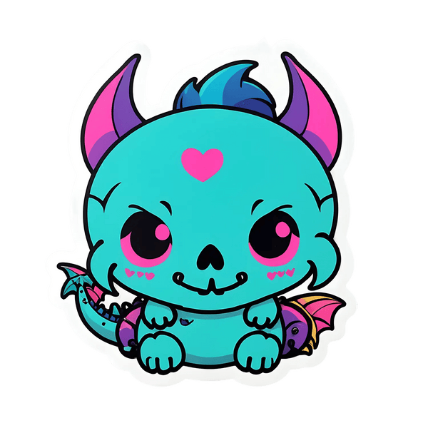 Cute Monster UV - Sticker – Heat Press Transfer