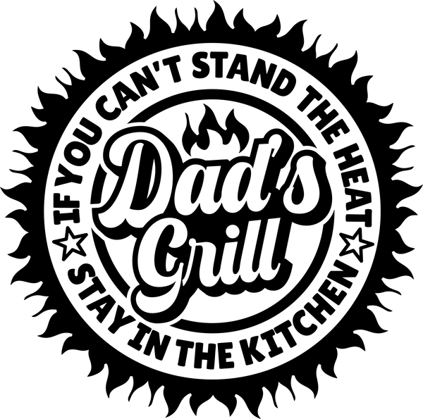 Daddy's Grill Design - DTF Ready To Press – Heat Press Transfer