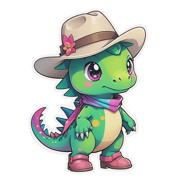 Dinosaur Explorer - Kids Sticker – Heat Press Transfer