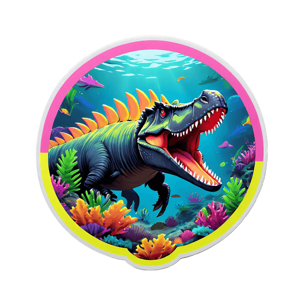 Dinosaur Ocean Adventure - Sticker – Heat Press Transfer