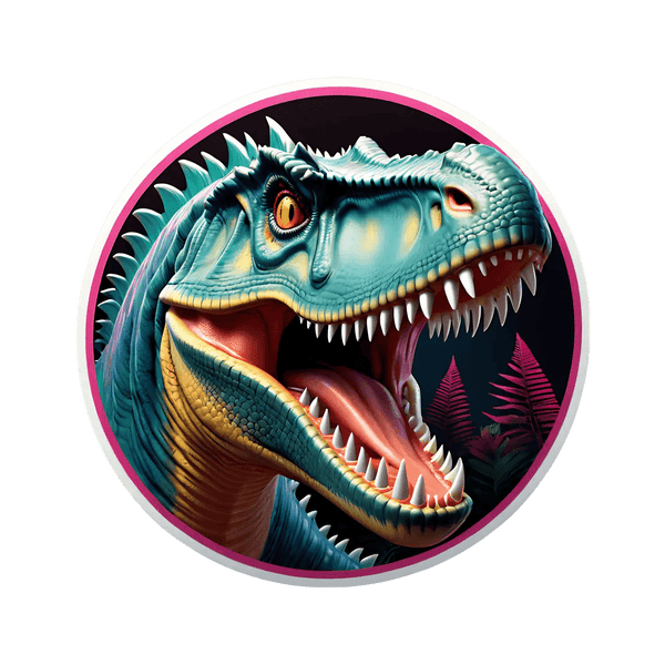 Dinosaur Rage - UV Sticker – Heat Press Transfer