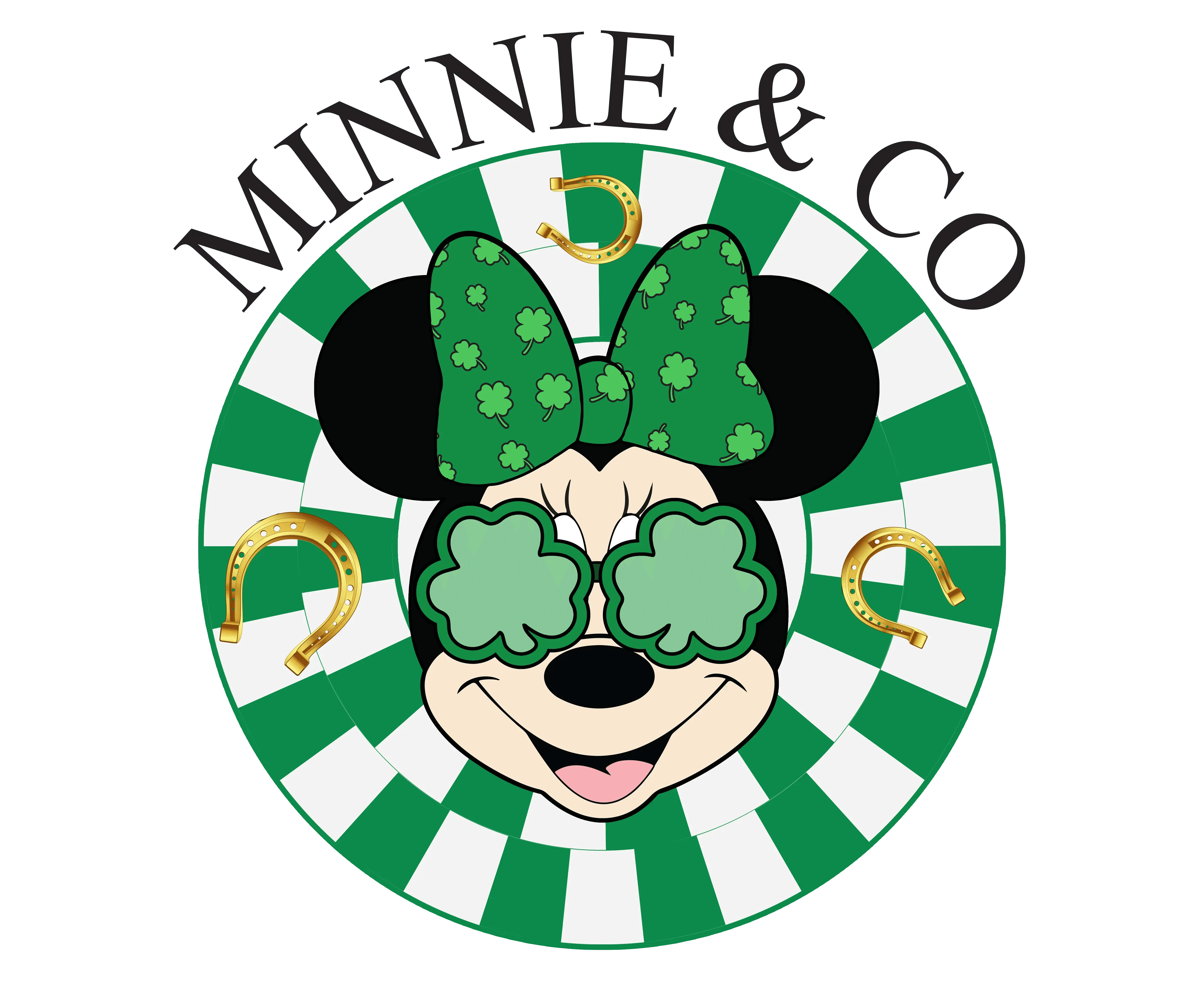 Disney Minnie Mouse Co Saint Patrick's Day Design - DTF Ready To Press ...