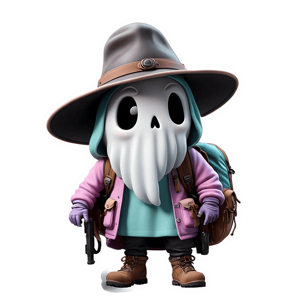 Ghost Explorer - Sticker – Heat Press Transfer