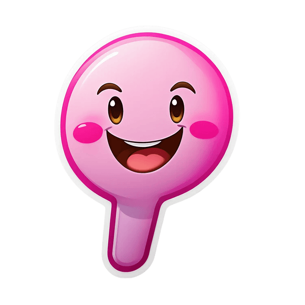 Happy Face Pink - Sticker – Heat Press Transfer