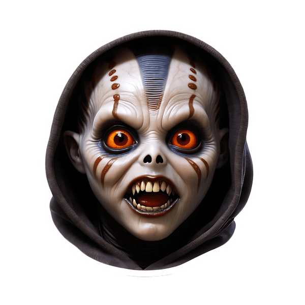 Horror Creature Sticker - Scary Monster Eyes – Heat Press Transfer