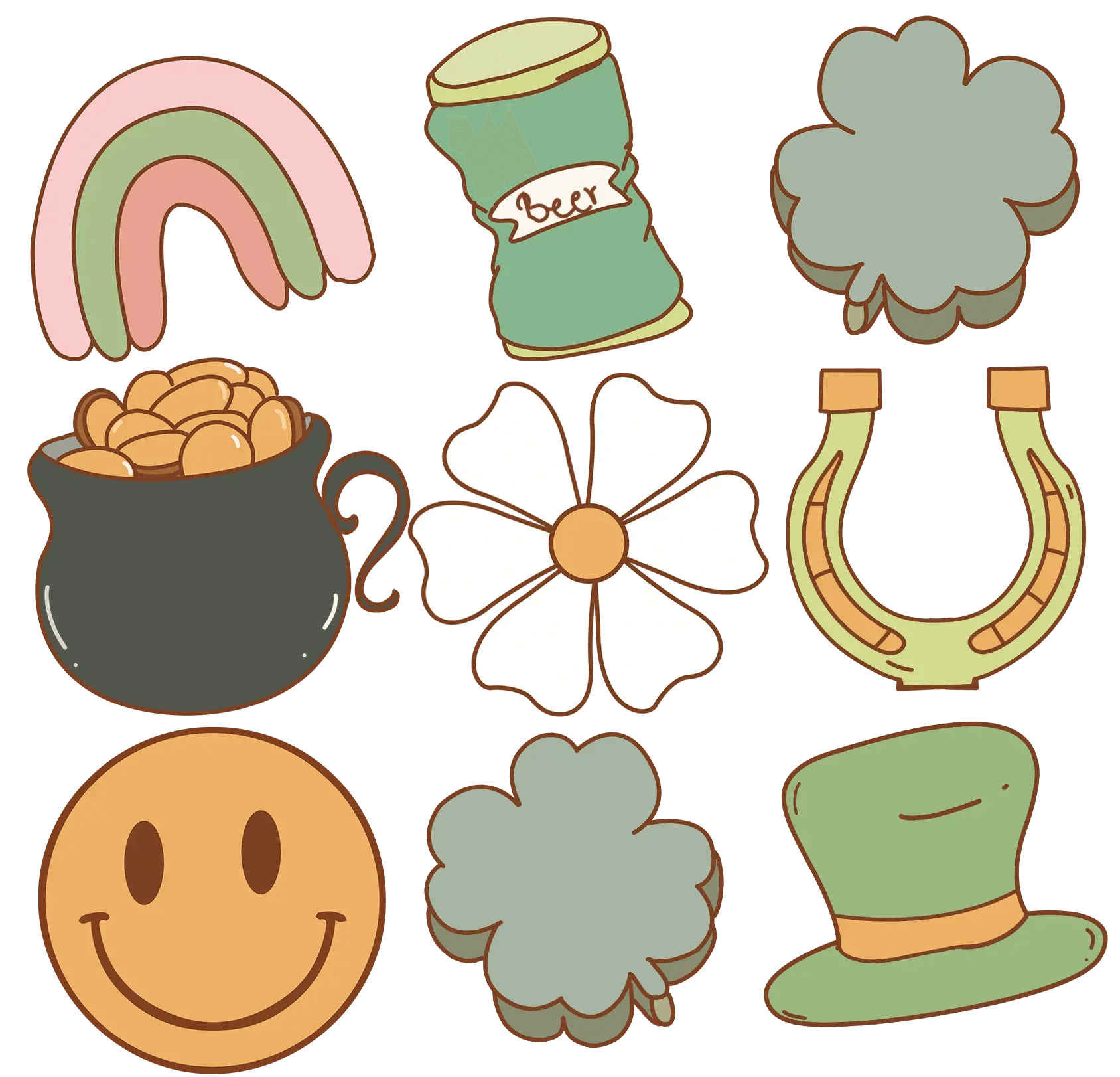 Lucky Charm Design - DTF Ready To Press – Heat Press Transfer