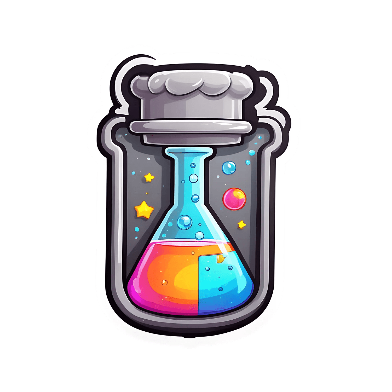 Magic Potion Sticker - Whimsical Laboratory – Heat Press Transfer