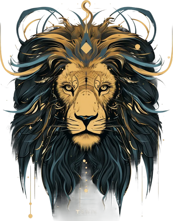 Majestic Lion Art - DTF Ready to Press – Heat Press Transfer