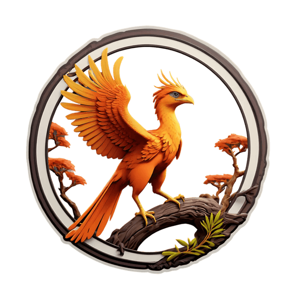 Phoenix Emblem - UV Sticker – Heat Press Transfer