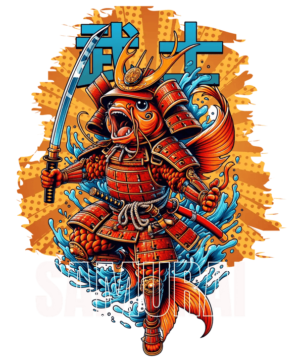 Samurai Warrior - DTF Ready to Press – Heat Press Transfer