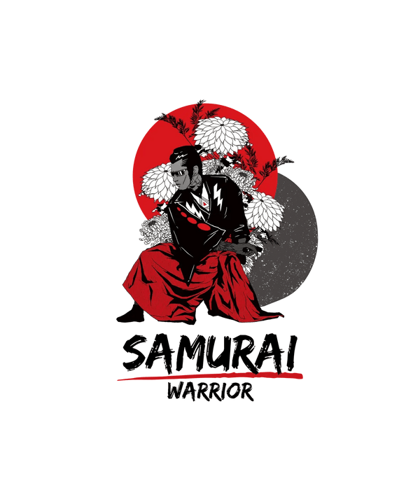 Samurai Warrior - DTF Ready to Press – Heat Press Transfer