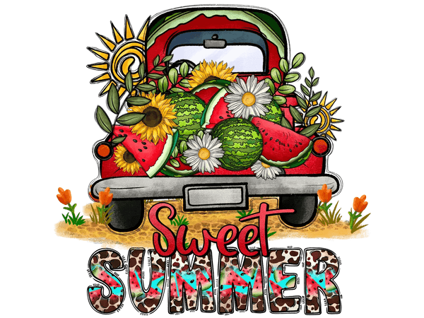 Sweet Summer Fun - DTF Ready to Press – Heat Press Transfer