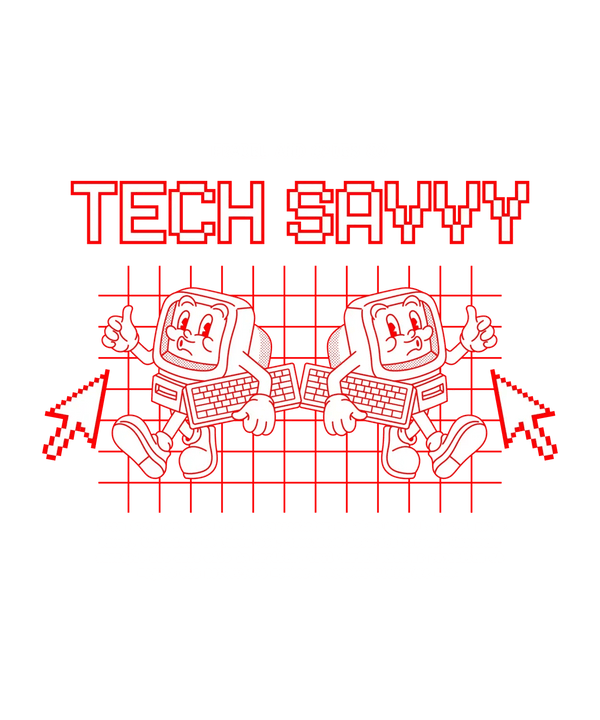 Tech Savvy Robots - DTF Ready to Press – Heat Press Transfer