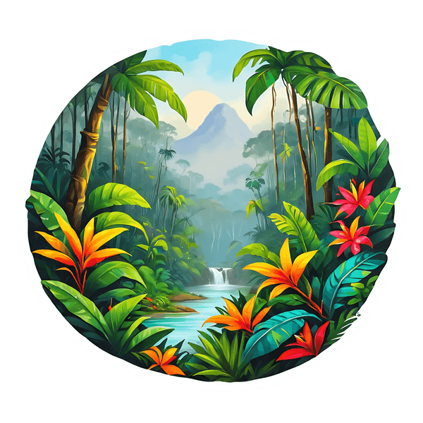Tropical Paradise - Sticker – Heat Press Transfer