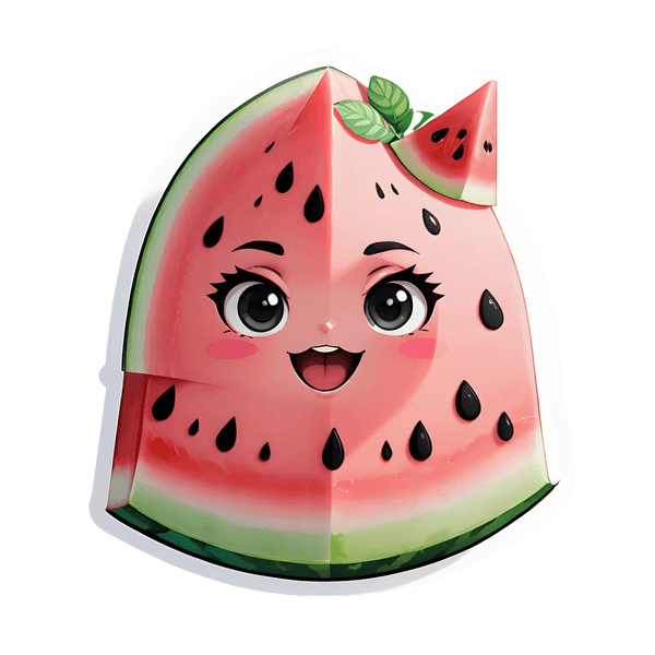Watermelon Smile - UV Sticker – Heat Press Transfer